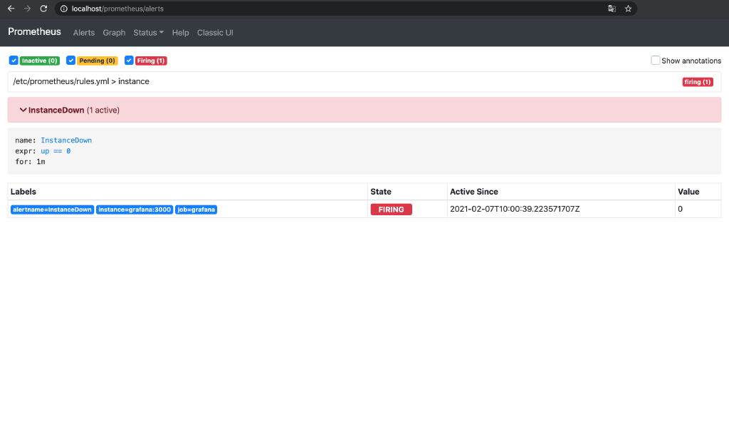PrometheusとAlertmanagerの冗長構成を試す